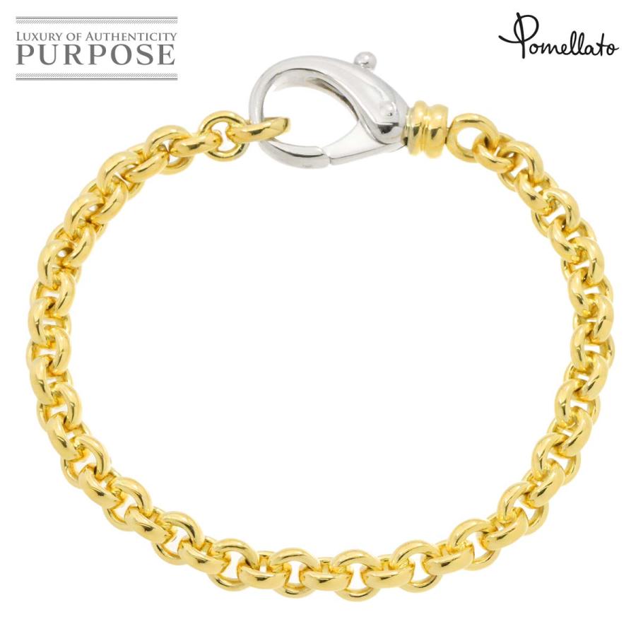 ポメラート Pomellato ブレスレット 18.5cm K18 YG WG イエロー ホワイト ゴールド 750 Bracelet 90268444 : PURPOSEパーパス・ヤフー店 ...