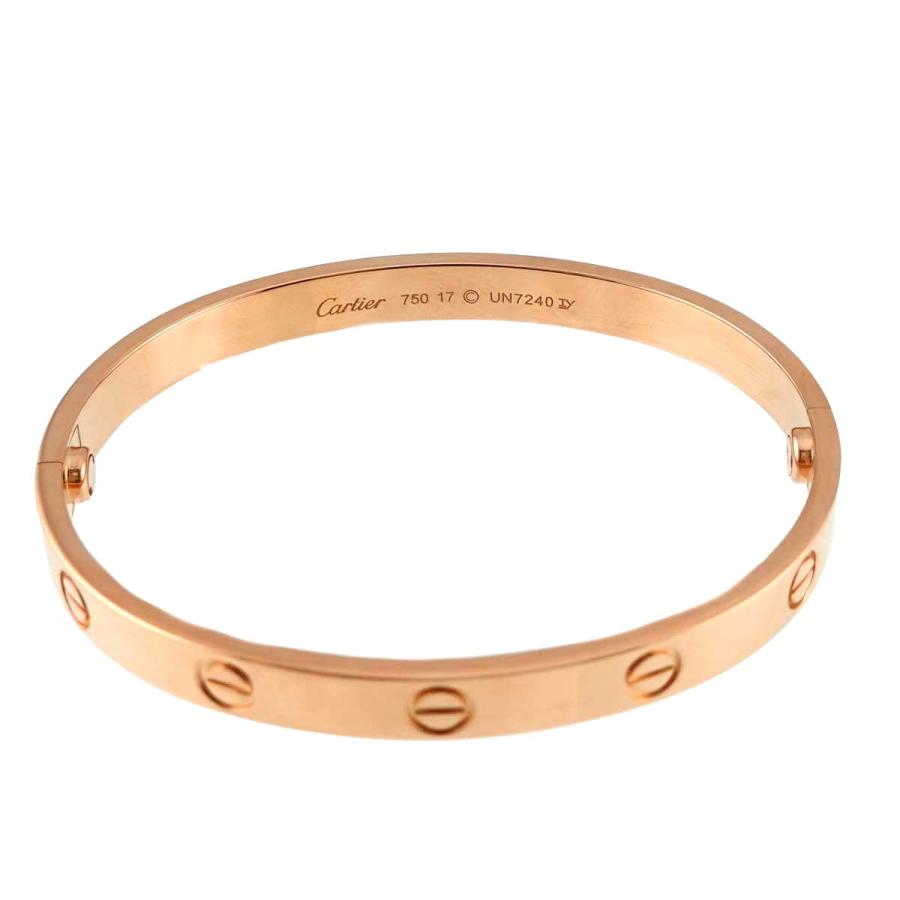 Cartier カルティエ ラブ ブレス #17 K18 PG ピンクゴールド 750 ブレスレット バングル Love Bracelet 90268711 : PURPOSEパーパス・ヤフー ...