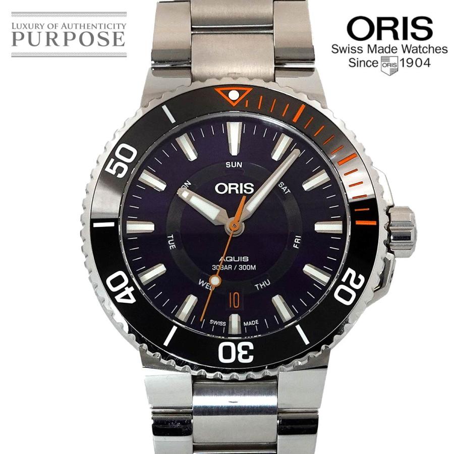 ORIS オリス アクイス スタグホーン レストレーション リミテッド エディション 01 735 7734 メンズ デイデイト 自動巻き Aquis 90269706 : PURPOSE ...