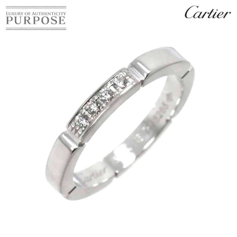Cartier カルティエ マイヨン パンテール #48 リング ダイヤ K18 WG 750 指輪 Maillon Panthere Ring 90270044 : PURPOSEパーパス ...