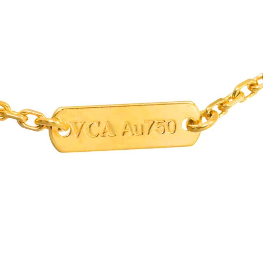 ヴァンクリーフ & アーペル VCA ヴィンテージ アルハンブラ シェル ネックレス 42cm K18 YG 750 Necklace 90270541 : PURPOSEパーパス・ヤフー店 ...