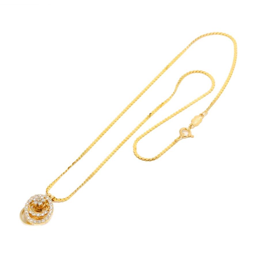 ダイヤ 1.03ct K18 YG ネックレス 45cm イエローゴールド 750 Diamond Necklace 90270676 : PURPOSEパーパス・ヤフー店 - 通販 ...
