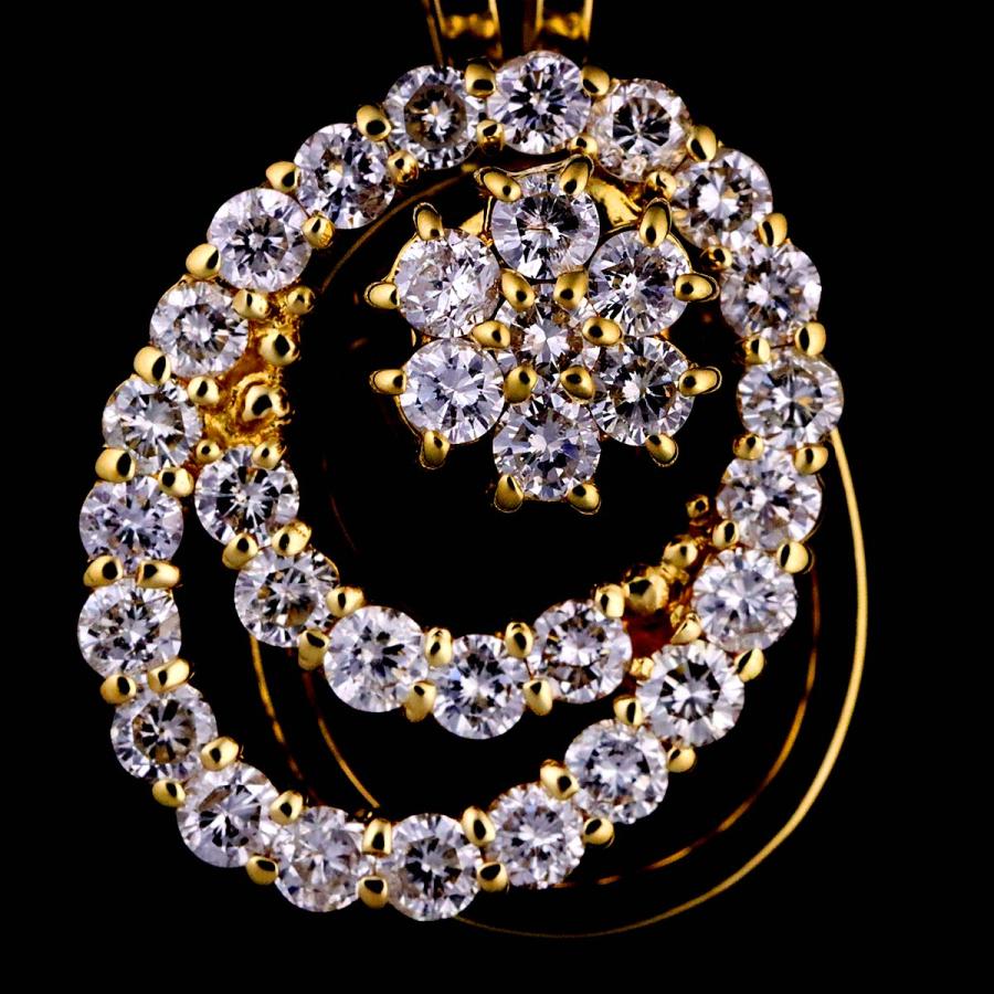 ダイヤ 1.03ct K18 YG ネックレス 45cm イエローゴールド 750 Diamond Necklace 90270676 : PURPOSEパーパス・ヤフー店 - 通販 ...