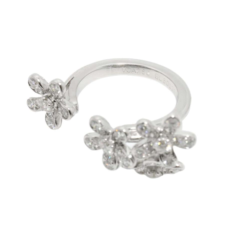 ヴァンクリーフ & アーペル Van Cleef Arpels ソクラテス アントレ レ ドア #48 リング ダイヤ K18 WG 750 Socrate Ring 90271631 ...