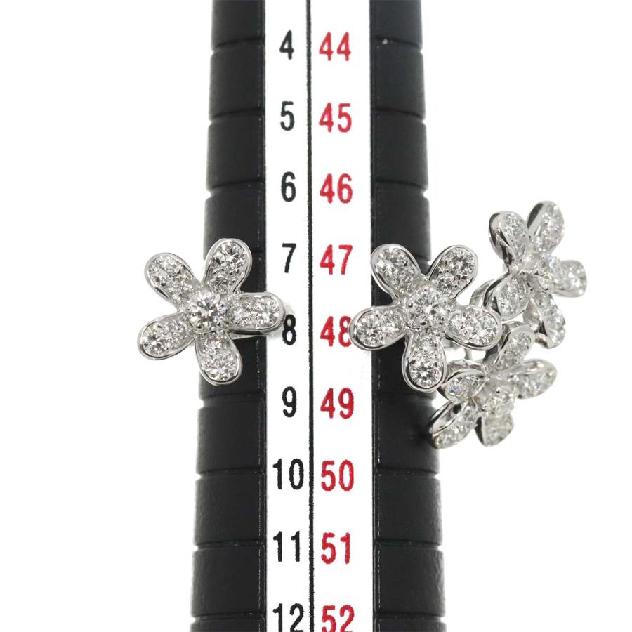 ヴァンクリーフ & アーペル Van Cleef Arpels ソクラテス アントレ レ ドア #48 リング ダイヤ K18 WG 750 Socrate Ring 90271631 ...