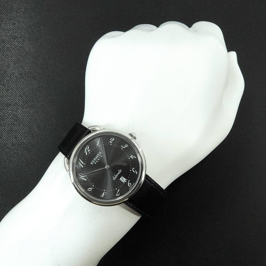 HERMES エルメス アルソー AR4 810 メンズ 腕時計 デイト グレー オートマ 自動巻き ウォッチ Arceau 90271698 : PURPOSEパーパス・ヤフー店 - 通販 ...