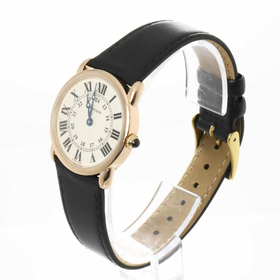 Cartier カルティエ ロンドルイカルティエ SM W6800151 レディース 腕時計 K18PG ピンクゴールド クォーツ Ronde ...