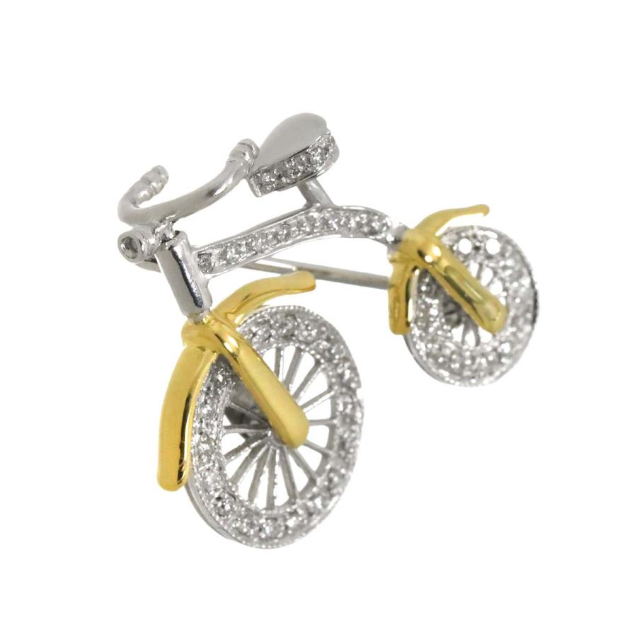 ダイヤ 0.30ct K18 WG YG ブローチ ペンダントトップ ホワイト イエローゴールド 750 Diamond Brooch 90272412 : PURPOSEパーパス・ヤフー店 ...