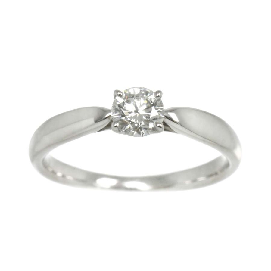 TIFFANY&Co. ティファニー TIFFANY&CO. ハーモニー ダイヤ 0.31ct I/VVS1/3EX 7号 リング Pt プラチナ 指輪 Harmony Ring 【鑑定書付き ...