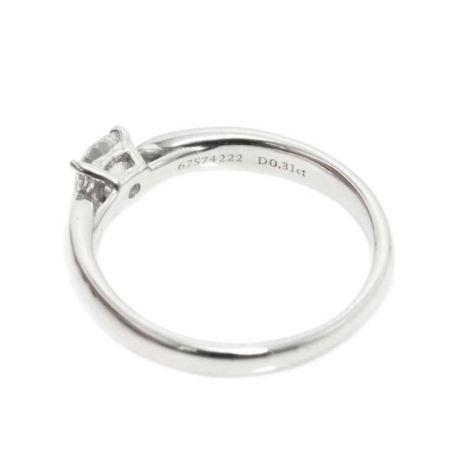 TIFFANY&Co. ティファニー TIFFANY&CO. ハーモニー ダイヤ 0.31ct I/VVS1/3EX 7号 リング Pt プラチナ 指輪 Harmony Ring 【鑑定書付き ...