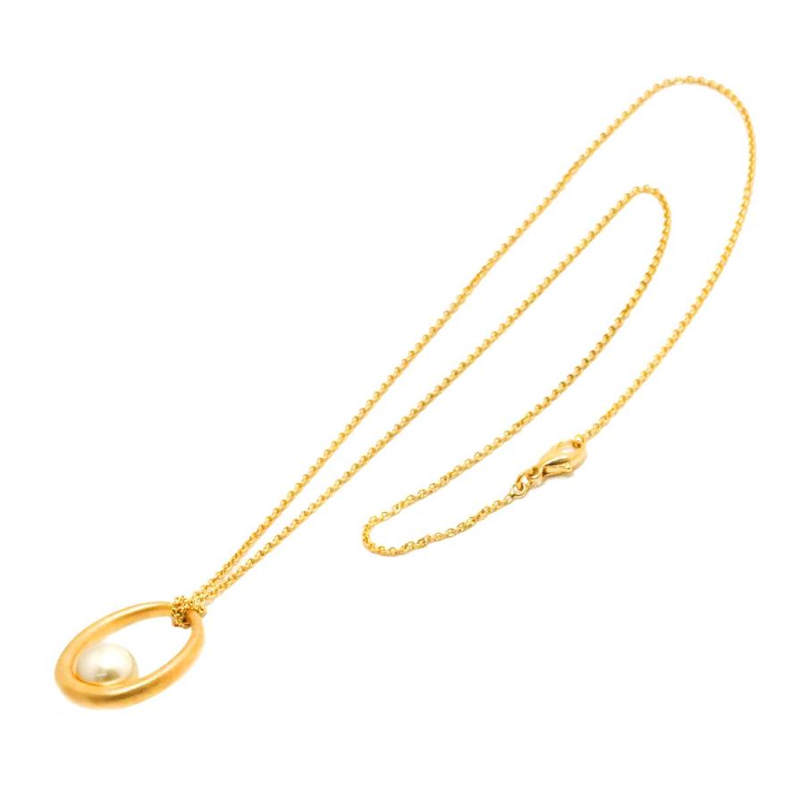 MIKIMOTO ミキモト 白蝶真珠 11.5mm ネックレス 57cm K18 YG イエローゴールド 750 パール Pearl Necklace 90272532 : PURPOSE ...