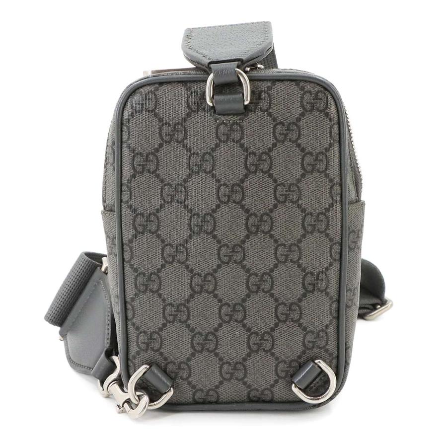 GUCCI 未使用 展示品 グッチ オフィディア ミニ ショルダー バッグ GGスプリーム レザー グレー 752565 Shoulder ...