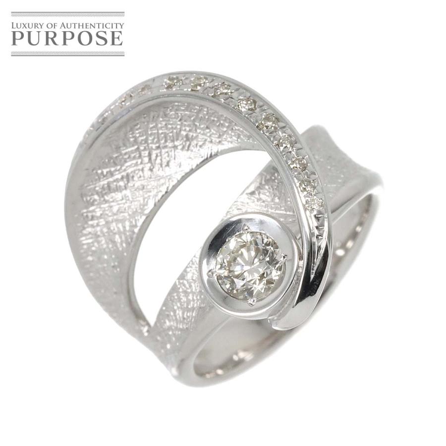 リング 12.5号 ダイヤ 0.41ct/0.13ct K18 WG ホワイトゴールド 750 指輪 Diamond Ring 90273279 : PURPOSEパーパス・ヤフー店 - 通販 ...