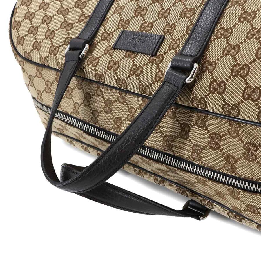 GUCCI 新品同様 グッチ 2way ボストン ショルダー バッグ GGキャンバス レザー ベージュ ブラウン 449167 Boston Bag 90273316 : PURPOSE ...