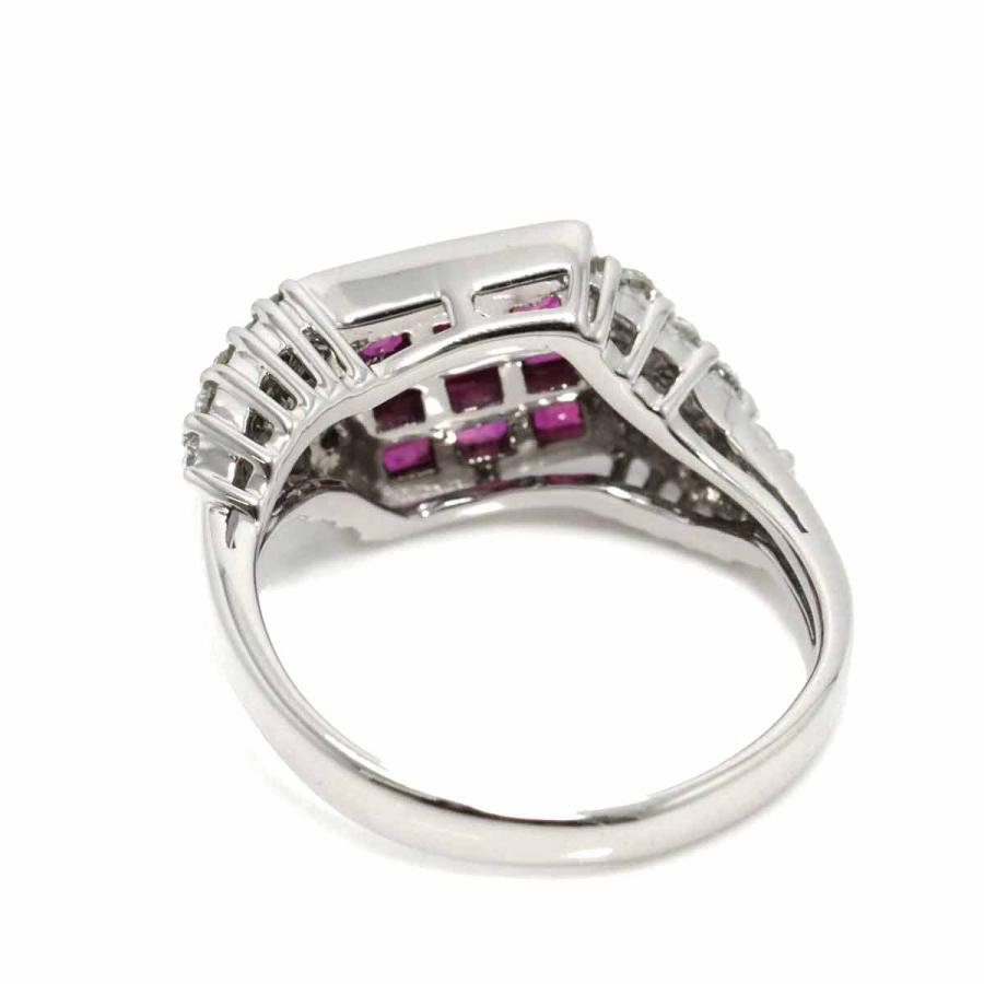 リング 11.5号 ルビー 1.60ct ダイヤ 0.40ct K18 WG ホワイトゴールド 750 指輪 Ruby Ring 90273513 : PURPOSEパーパス・ヤフー店 ...