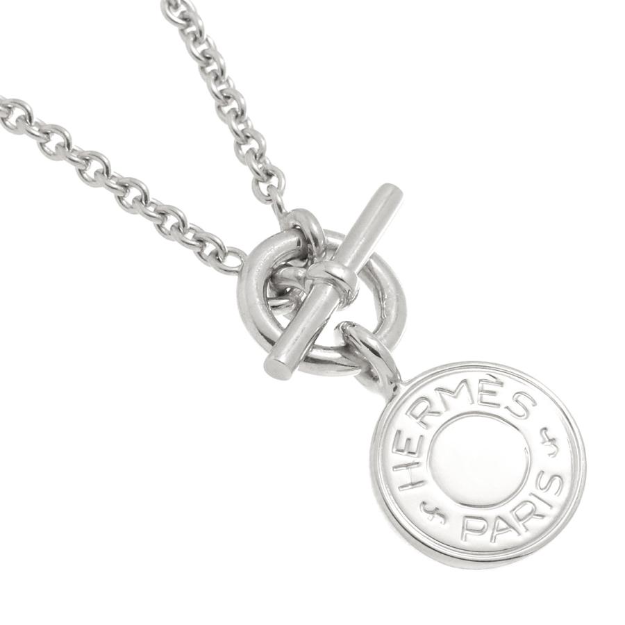 HERMES エルメス エクスリブリス ネックレス 40cm シルバー SV 925 Necklace 90273722 : PURPOSEパーパス・ヤフー店 - 通販 - Yahoo!ショッピング