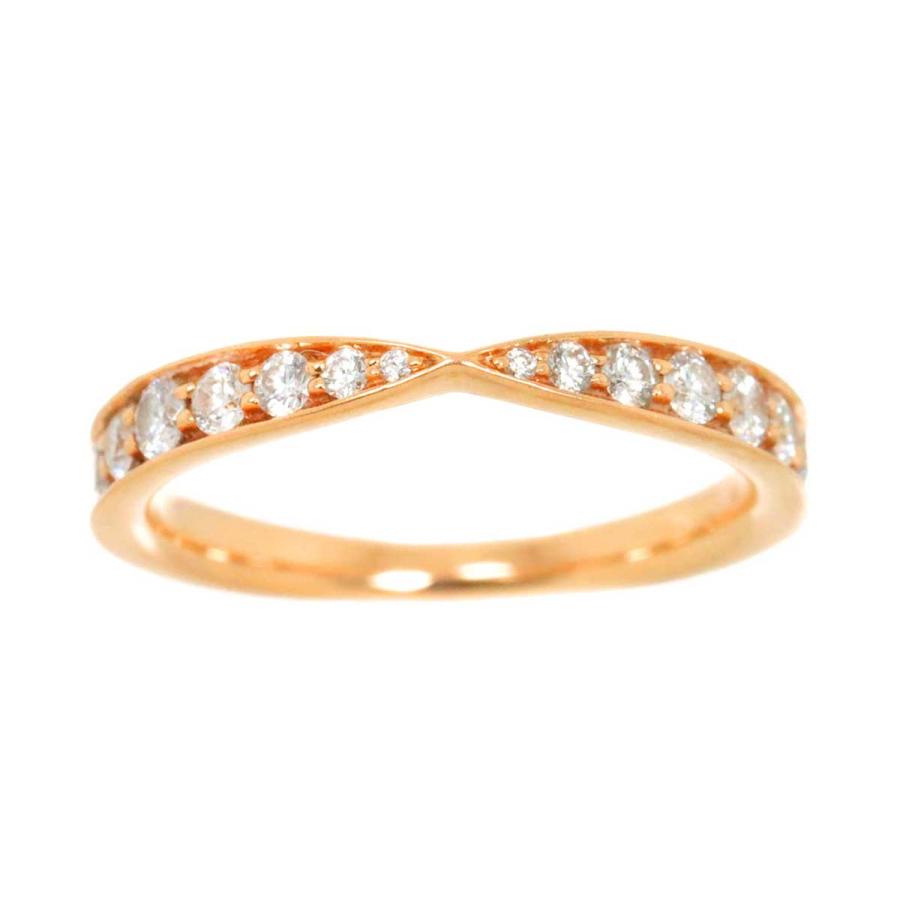 TIFFANY&Co. ティファニー TIFFANY&CO. ハーモニー 6.5号 リング ダイヤ K18 PG ピンクゴールド 750 指輪 Harmony Diamond Ring ...
