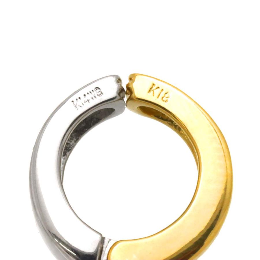 K18 K14 YG WG イヤリング イエロー ホワイトゴールド 750 585 Earrings Clip-on 90276204 : PURPOSEパーパス・ヤフー店 - 通販 ...