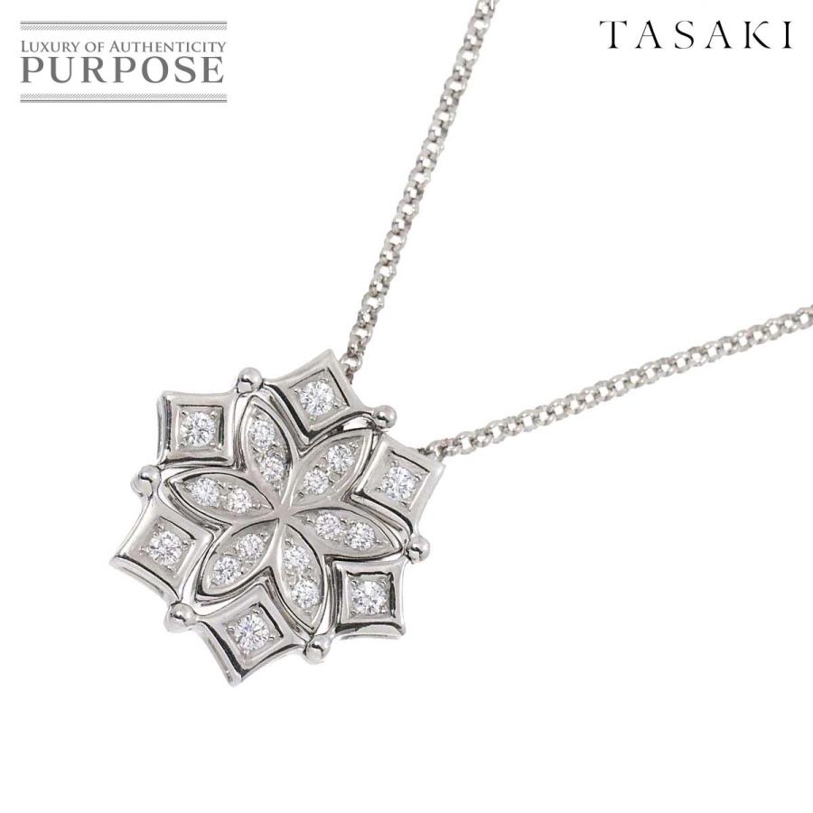 TASAKI タサキ ダイヤ 0.37ct ネックレス 50cm K18 WG ホワイトゴールド 750 田崎真珠 Necklace 90276448 : PURPOSEパーパス・ヤフー店 ...