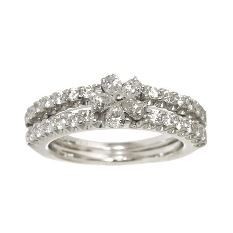 Ponte Vecchio ポンテヴェキオ 9号 リング ダイヤ 0.78ct K18 WG ホワイトゴールド 750 指輪 Diamond Ring 90277672 : PURPOSE ...