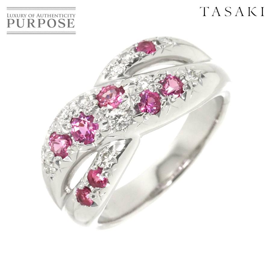 TASAKI タサキ 11号 リング サファイヤ ダイヤ 0.13ct Pt プラチナ 指輪 田崎真珠 Sapphire Ring 90278397 : PURPOSEパーパス・ヤフー店 ...