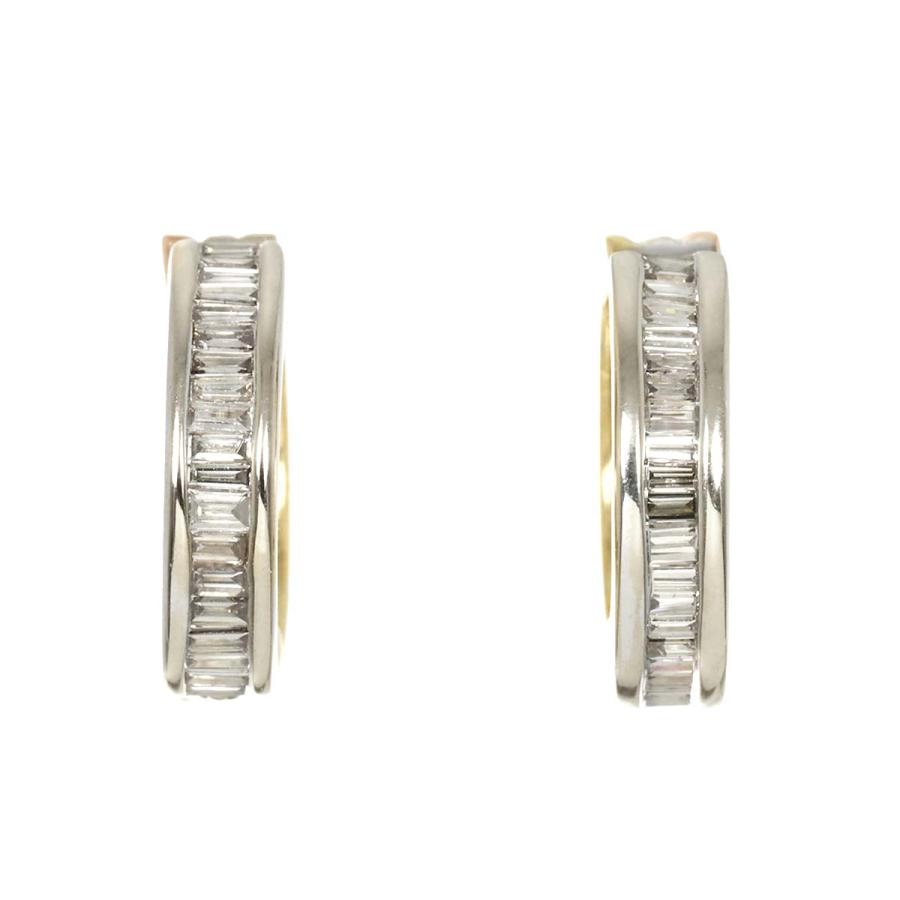 ダイヤ 0.25ct/0.25ct K18 WG YG PG イヤリング ホワイト イエロー ピンクゴールド 750 Diamond Earrings Clip-on Pierced ...