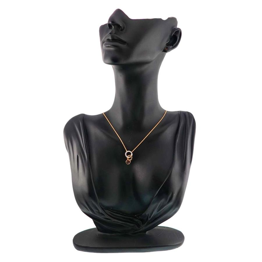 VENDOME AOYAMA ヴァンドーム ダイヤ 0.21ct ネックレス 45cm K18 YG WG PG イエロー ホワイト ピンクゴールド 750 Diamond Necklace ...