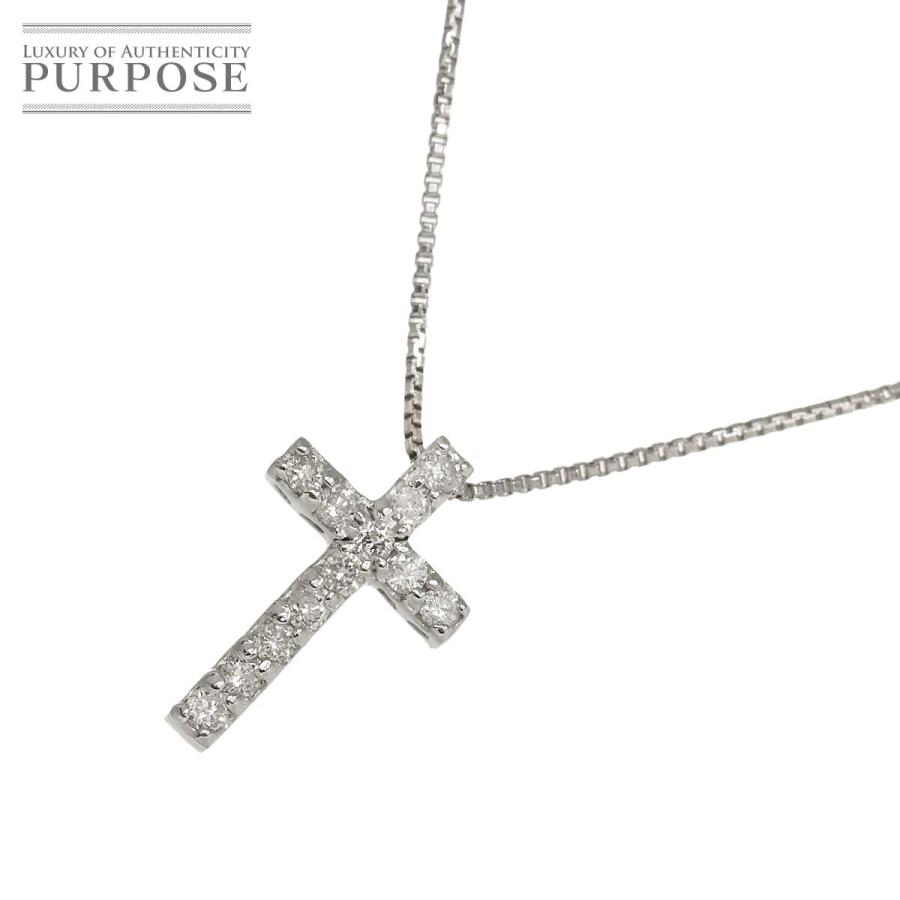 ダイヤ 0.14ct ネックレス 40cm K18 WG ホワイトゴールド 750 Diamond Necklace 90280585 : PURPOSEパーパス・ヤフー店 - 通販 ...
