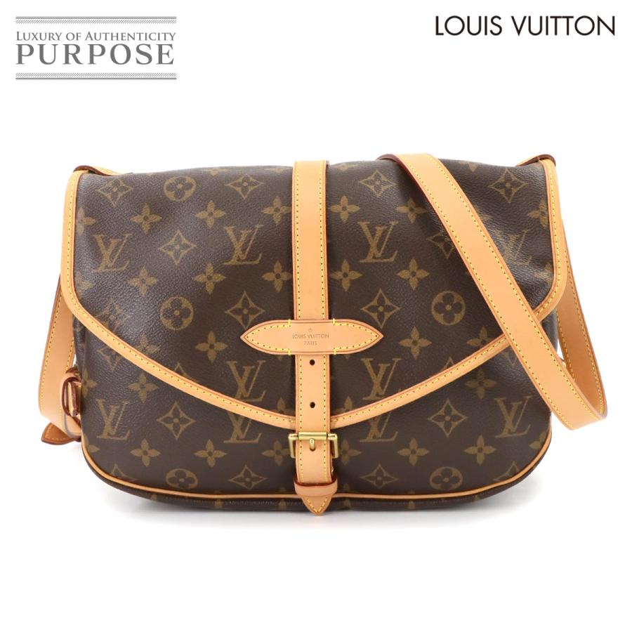 LOUIS VUITTON 新品同様 ルイ ヴィトン モノグラム ソミュール 30 ショルダー バッグ ブラウン M42256 Samur 90282130 : PURPOSEパーパス・ヤフー ...