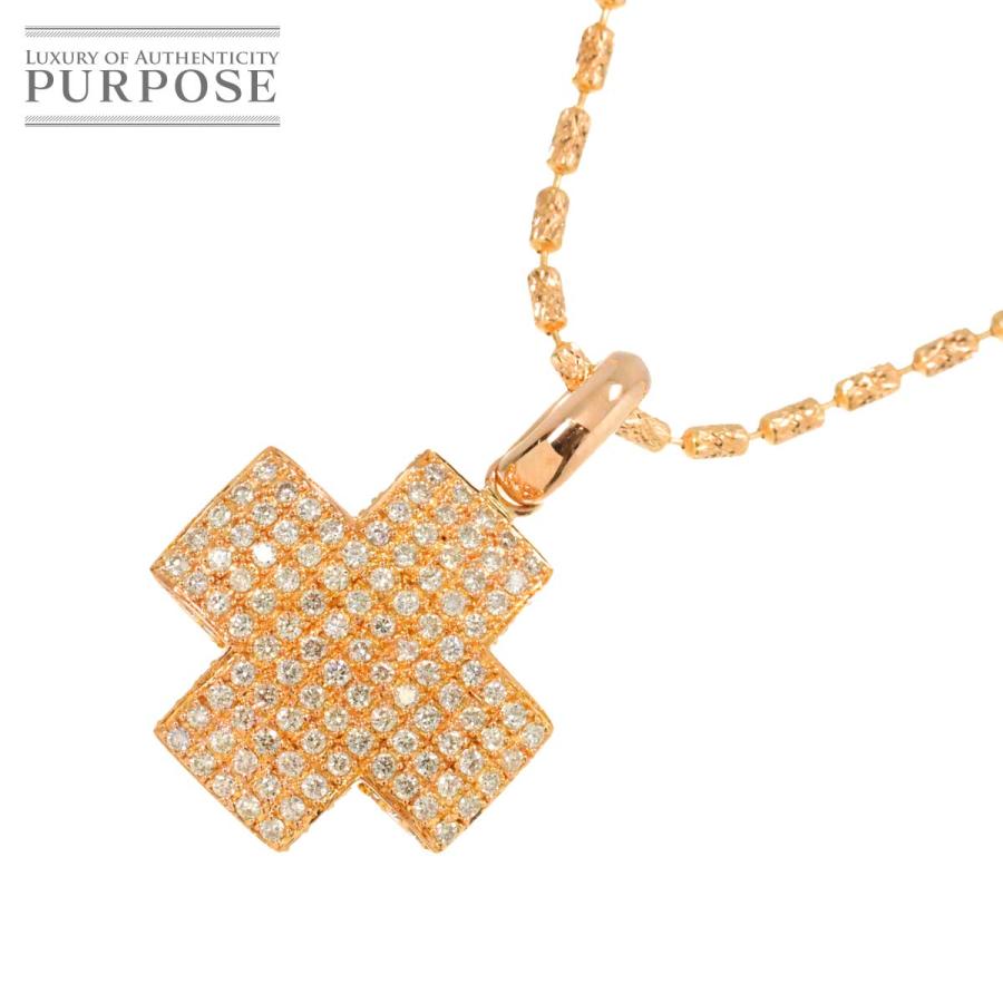 ダイヤ 1.15ct K18 PG ネックレス 50cm ピンクゴールド 750 Diamond Necklace 90282833 : PURPOSEパーパス・ヤフー店 - 通販 ...