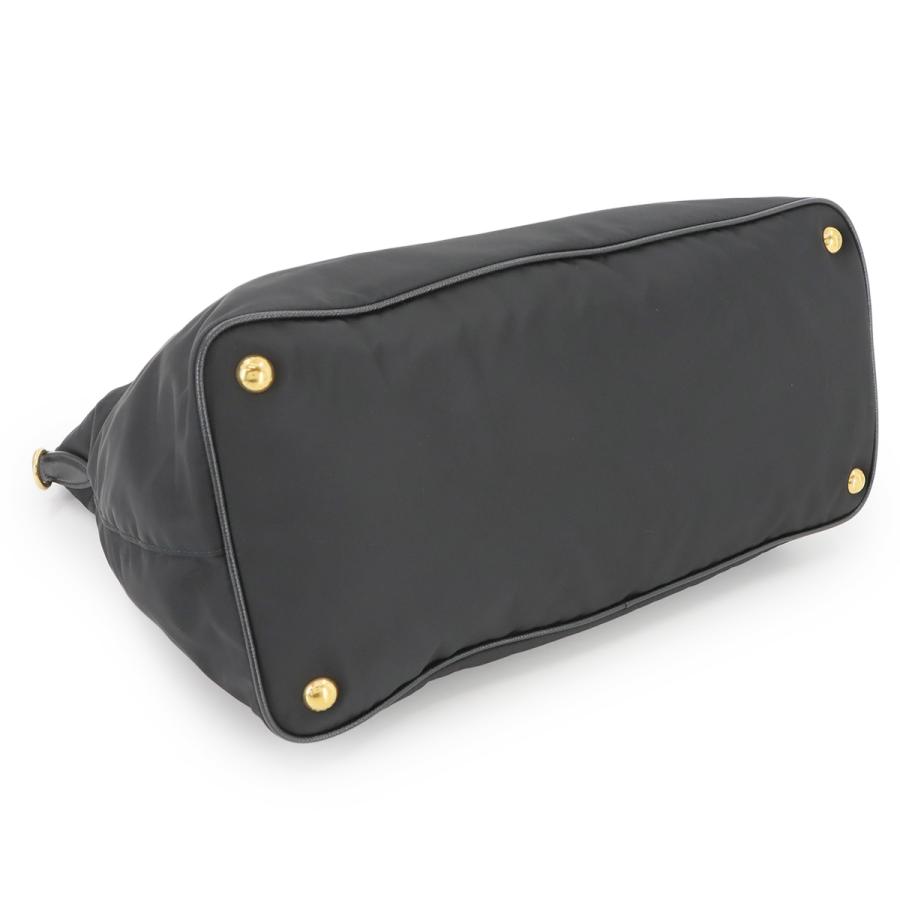 PRADA 新品同様 プラダ 2way トート ショルダー バッグ ナイロン サフィアーノレザー ブラック 1BC060 ゴールド 金具 90285027 : PURPOSEパーパス・ヤフー店 ...