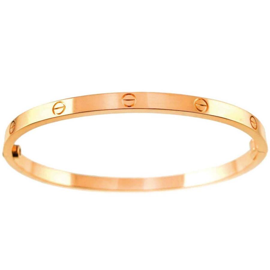Cartier カルティエ ラブ ブレス スモール SM #18 K18 PG 750 ブレスレット バングル Love Bracelet 90288147 : PURPOSEパーパス・ヤフー ...