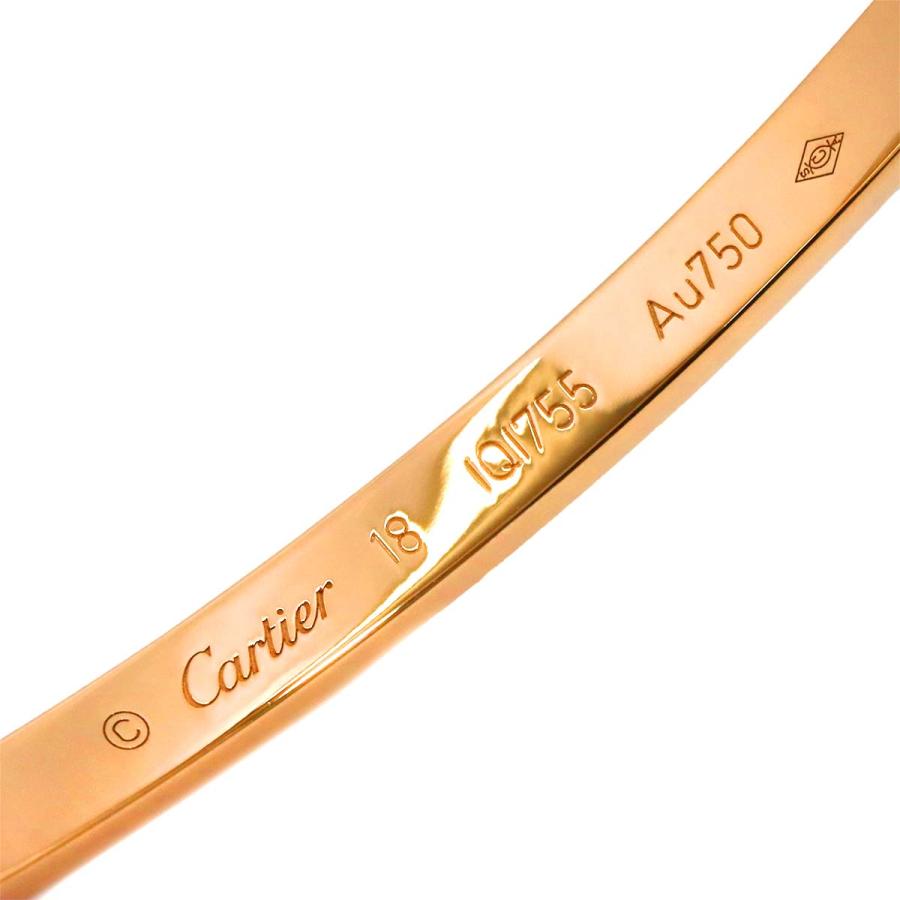 Cartier カルティエ ラブ ブレス スモール SM #18 K18 PG 750 ブレスレット バングル Love Bracelet 90288147 : PURPOSEパーパス・ヤフー ...