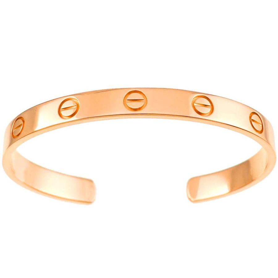 Cartier カルティエ ラブ ブレス #17 オープン K18 PG 750 ブレスレット バングル Love Bracelet 90288783 : PURPOSEパーパス・ヤフー店 ...