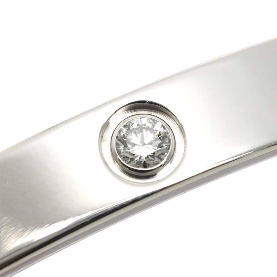Cartier カルティエ ラブ ブレス オープン ダイヤ 1P #17 K18 WG 750 ブレスレット Love Bracelet 90293422 : PURPOSEパーパス・ヤフー店 ...