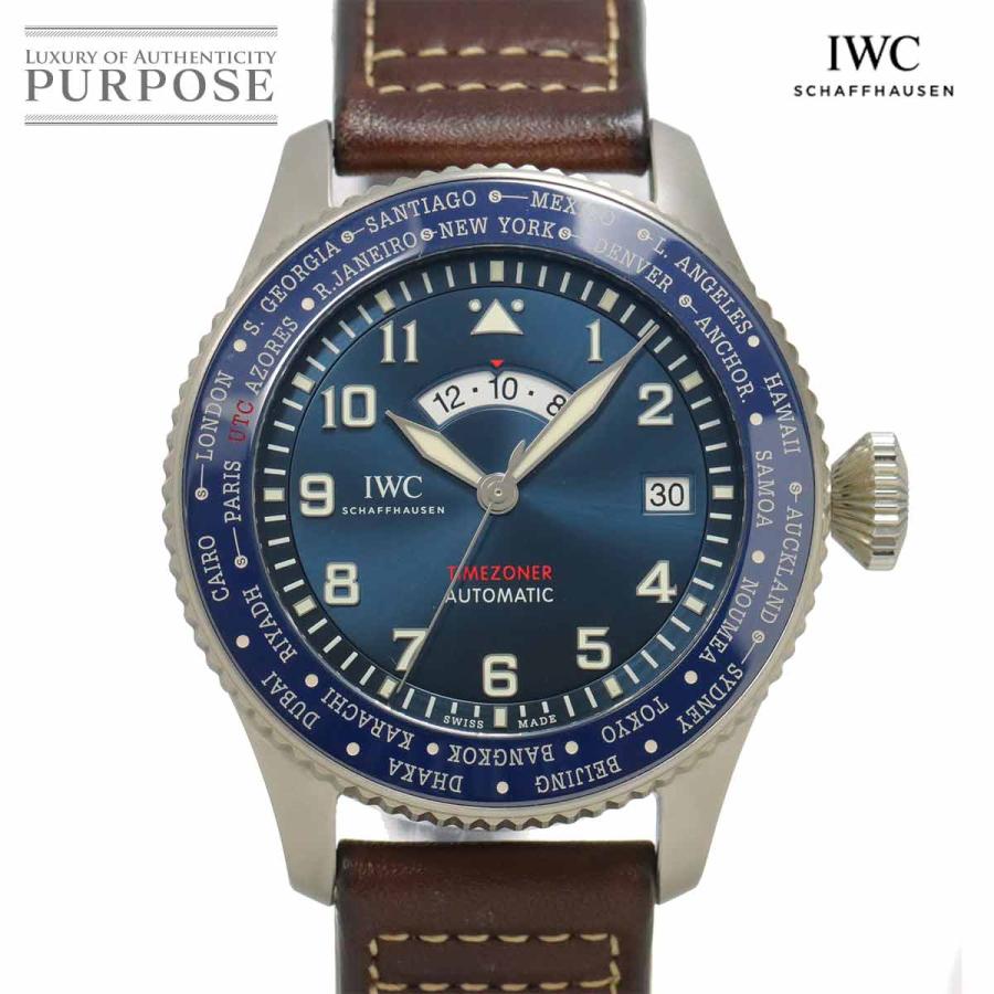 IWC SCHAFFHAUSEN パイロットウォッチ タイムゾーナー プティ プランス IW395503 インターナショナル ウォッチ ...