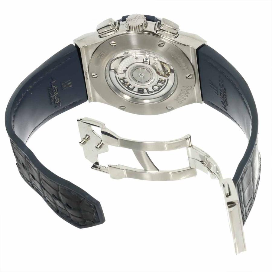 HUBLOT（ウブロ） クラシックフュージョン クロノグラフ チタニウム 521 NX 7170 LR メンズ 腕時計 デイト 自動巻き ...
