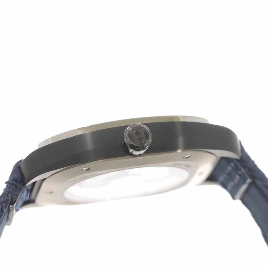 HERMES 新品同様 エルメス H08 SP1 741a メンズ 腕時計 デイト グレー チタン オートマ 自動巻き ウォッチ 90301042 : PURPOSEパーパス・ヤフー店 ...