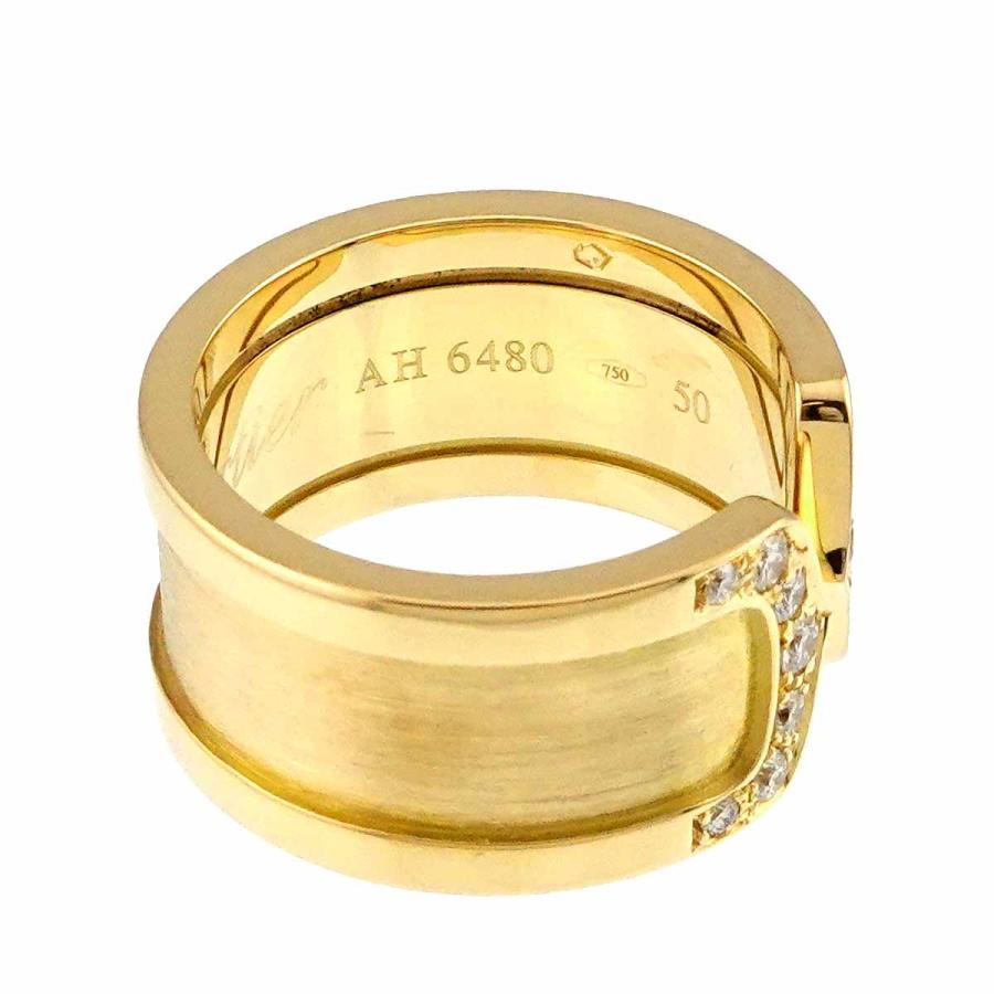 Cartier（カルティエ） Cartier 2C #50 リング ダイヤ K18 YG イエローゴールド750 指輪 C2 Ring ...