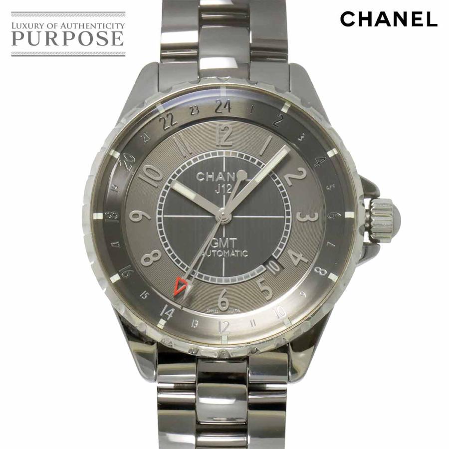 CHANEL（シャネル） CHANEL J12 クロマティック GMT 41mm H3099 メンズ 腕時計 グレー オートマ 自動巻き ...