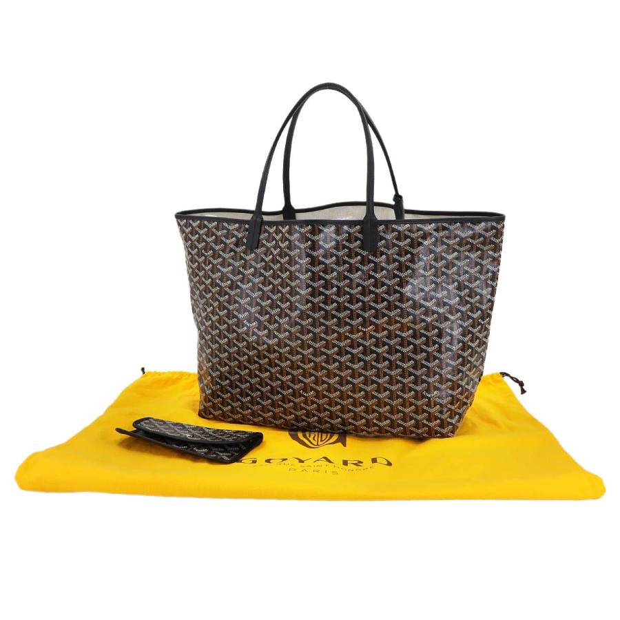 未使用 展示品 ゴヤール バッグ サンルイ GM トート バッグ ヘリンボーン PVC レザー メンズ レディース 90303760 【中古】ブランド GOYARD（ゴヤール） 未使用 展示品 サンルイ GM トート バッグ