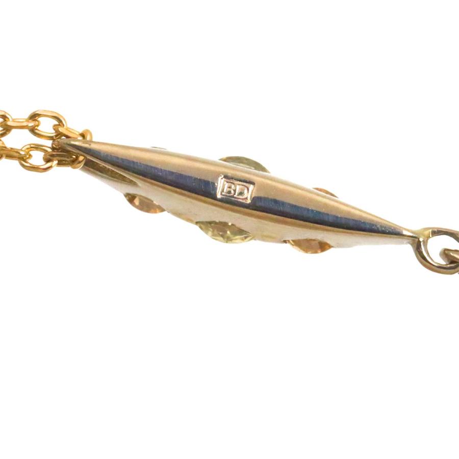 カシケイ KASHIKEY ネイキッド ブラウンダイヤ 1.00ct ネックレス 46cm K18 BG ブラウン ゴールド 75 ...