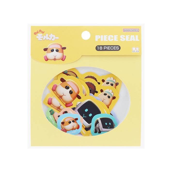 PUIPUIモルカー ピースシール 2柄 [M便 1/4] : puipui-pseal : おなまえ工房 - 通販 - Yahoo!ショッピング