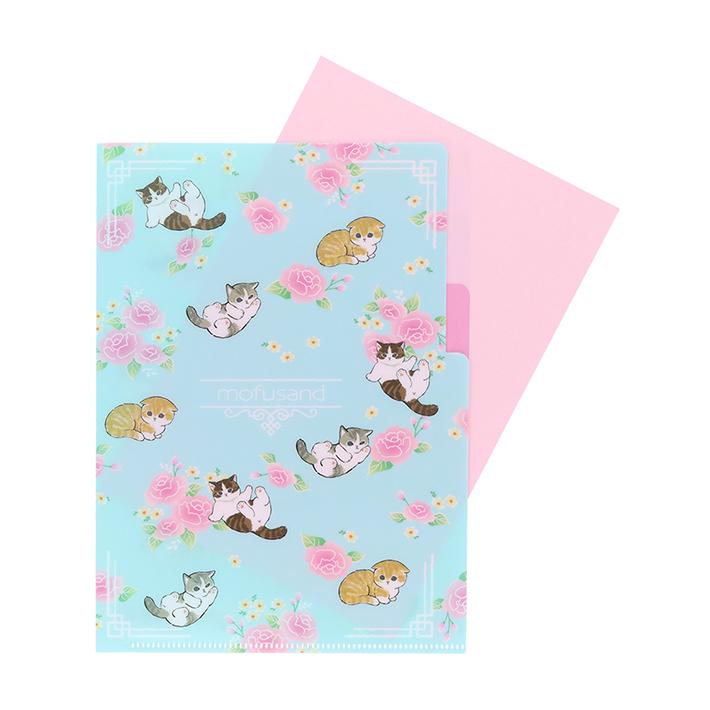 サンスター文具 [30％OFF]mofusand クリアファイル A5 3P お花柄 4901770735535 [M便 1/10] : おなまえ工房 - 通販 - Yahoo!ショッピング