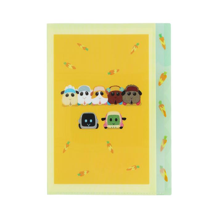 PUIPUIモルカー ダイカットクリアファイル 5ポケット A4 B柄 4901770778099 [M便 1/8] : s2171988 : おなまえ工房 - 通販 - Yahoo!ショッピング
