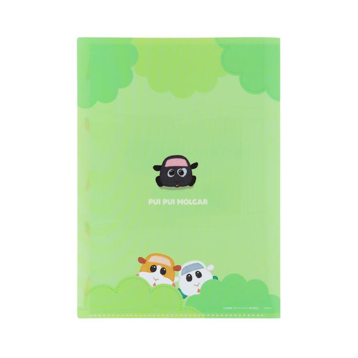 PUIPUIモルカー ダイカットクリアファイル 5ポケット A4 B柄 4901770778099 [M便 1/8] : s2171988 : おなまえ工房 - 通販 - Yahoo!ショッピング