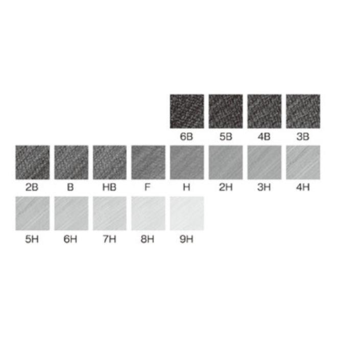 uni（三菱鉛筆） 三菱鉛筆 ユニ鉛筆 12本入 9H/8H/7H/6H/5H/4H/3H/2H/H/F/HB/B/2B/3B/4B/5B/6B 名前入れ無料[M便 1/2] : おなまえ工房 ...