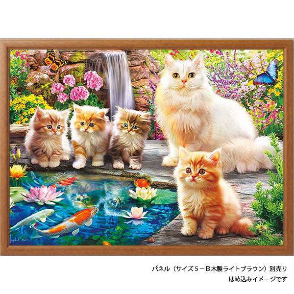 アップルワン ジグソーパズル 500ピース 子猫とフラワーガーデン 猫イラスト 500-318 : パズル生活Yahoo!店 - 通販 - Yahoo!ショッピング