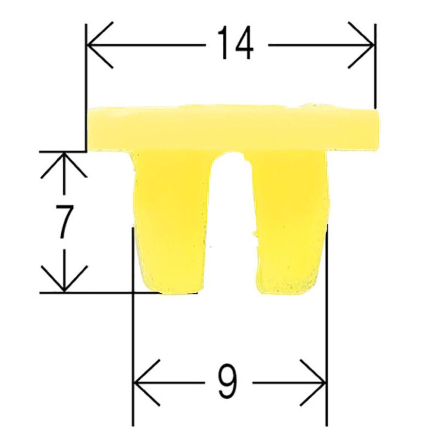 タイヤハウス プッシュリベット クリップ （トヨタ タウンエース エスティマ など） 100個 純正番号 90189-06018 CT-207 ...