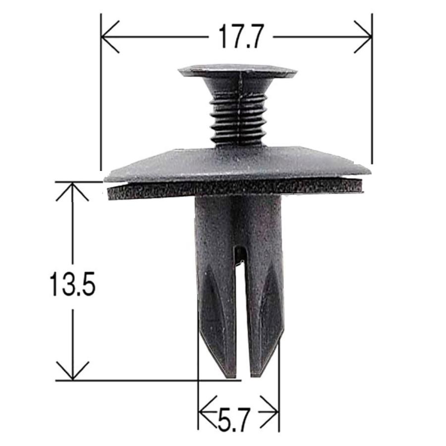 内張クリップ ホンダ オデッセイ 10個 カウルトップ クリップ プッシュリベット 純正番号 91524-SEO-003 91524-SE0-003 CH-710 NH-710 自動車 NCH ...